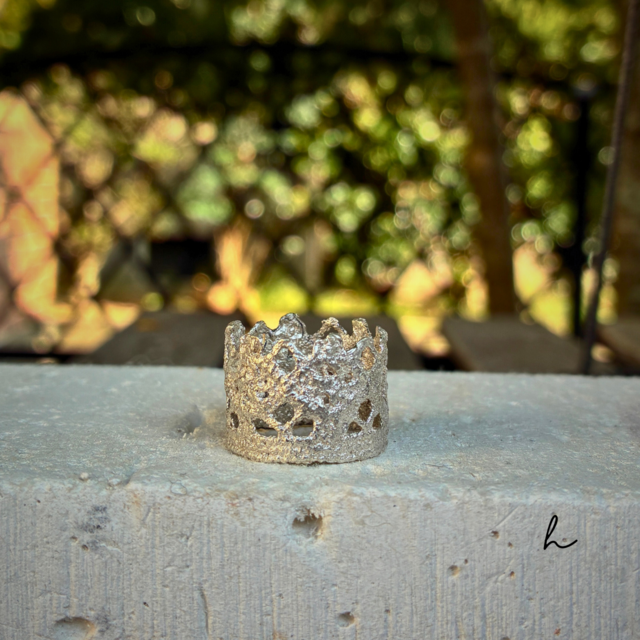 Lace Edge Ring | iichi 日々の暮らしを心地よくするハンドメイドやアンティークのマーケットプレイス