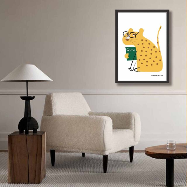 QUIZ 動物 送料無料 イラスト A4〜A0 ポスター アートポスター アート/sei検索新着順 1814 | iichi 日々の暮らしを心地よくするハンドメイドやアンティークのマーケットプレイス