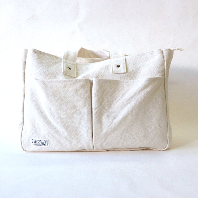 NEWジップボックストート【2025秋冬限定カラー・レンガ】(VC-24) | iichi 日々の暮らしを心地よくするハンドメイドやアンティークのマーケットプレイス