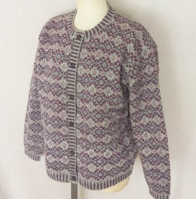 フェアイル カーディガン Q | iichi 日々の暮らしを心地よくするハンドメイドやアンティークのマーケットプレイス