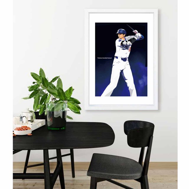 プレイヤー 野球 送料無料 イラスト A4〜A0 ポスター アートポスター アート/sei検索新着順 3724 | iichi 日々の暮らしを心地よくするハンドメイドやアンティークのマーケットプレイス