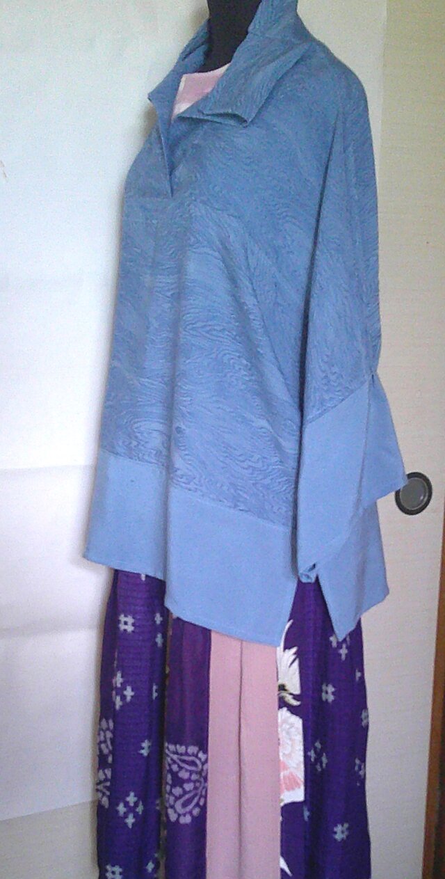 着物リメイク チュニック 3169 | iichi 日々の暮らしを心地よくするハンドメイドやアンティークのマーケットプレイス