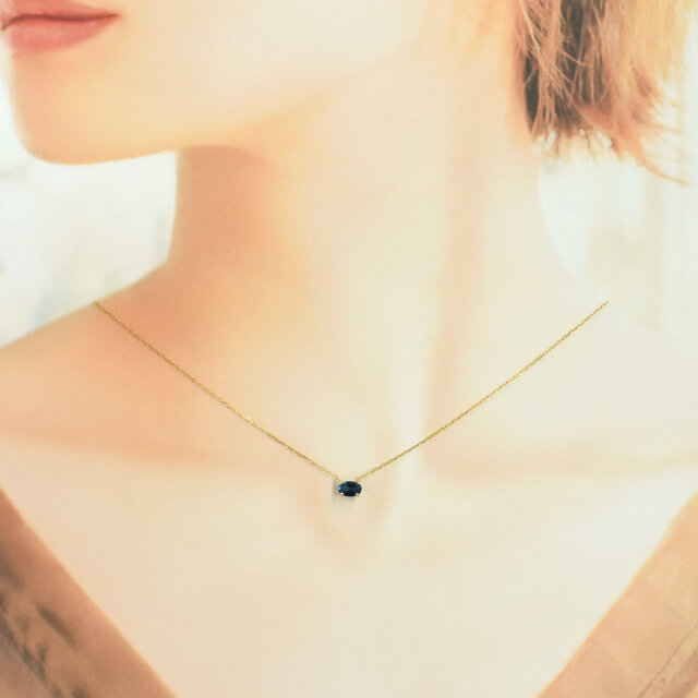 K10 ロンドンブルートパーズ ネックレス ペンダント CL037CIBSN | iichi 日々の暮らしを心地よくするハンドメイドやアンティークのマーケットプレイス