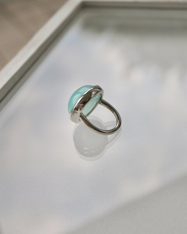 [水の指輪 chalcedony]ring | iichi 日々の暮らしを心地よくするハンドメイドやアンティークのマーケットプレイス