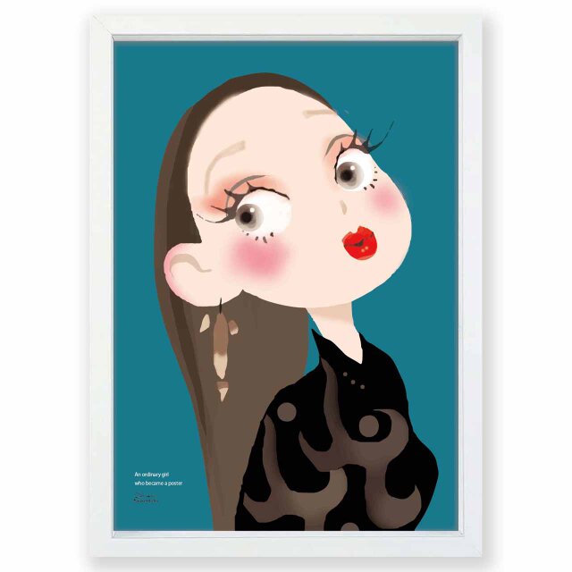 普通の女の子 送料無料 イラスト A4〜A0 ポスター アートポスター アート/sei検索新着順 3789 | iichi 日々の暮らしを心地よくするハンドメイドやアンティークのマーケットプレイス
