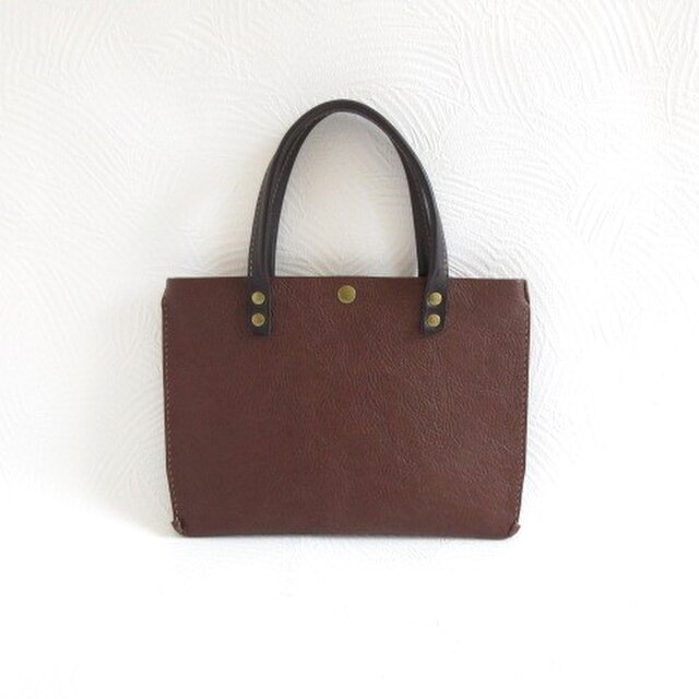 SALE開始～ 《牛革》新デザイン♪フラットミニマルトート・ナチュラルシュリンク・0512 | iichi 日々の暮らしを心地よくするハンドメイドやアンティークのマーケットプレイス