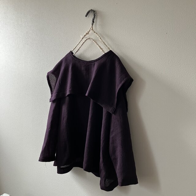 ふんわりやわらか紫色のトップス（0-to-140) | iichi 日々の暮らしを心地よくするハンドメイドやアンティークのマーケットプレイス