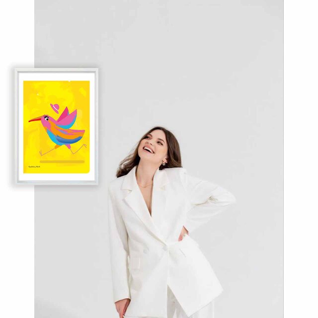 急ぐ鳥 鳥 送料無料 イラスト A4〜A0 ポスター アートポスター アート/sei検索新着順 3131 | iichi 日々の暮らしを心地よくするハンドメイドやアンティークのマーケットプレイス