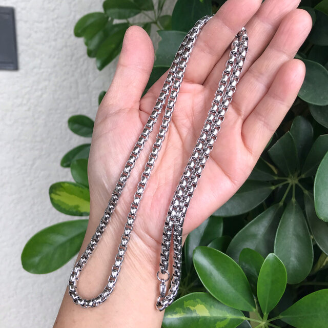 ステンレス ステンレス製 ネックレス チェーン メンズ レディース アクセサリー | iichi 日々の暮らしを心地よくするハンドメイドやアンティークのマーケットプレイス