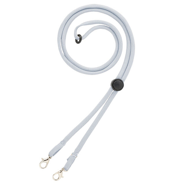 フック付き・帽子ストラップ アイスグレー [HS-001-IGY] | iichi 日々の暮らしを心地よくするハンドメイドやアンティークのマーケットプレイス