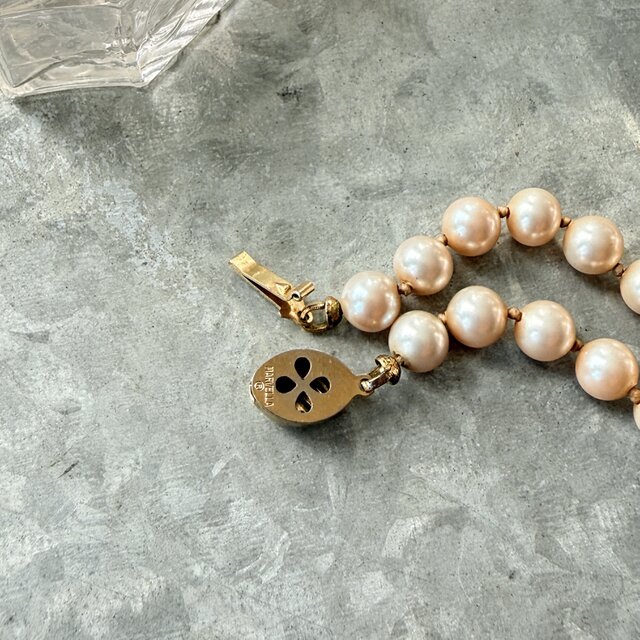 BMA1-【 MARVELLA 】マーヴェラ・ヴィンテージブレスレット Faux Pearl Seashell Clasp | iichi ...