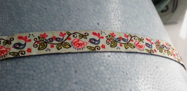 ElaineTラブバードリボン(幅16mm) | iichi ハンドメイド・クラフト作品・手仕事品の通販