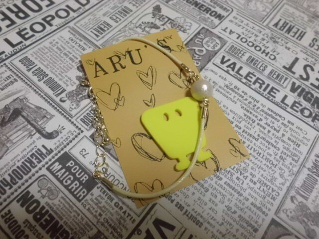 コットンパール一粒ブレスレット | ARU'S | ハンドメイド通販 iichi（いいち）