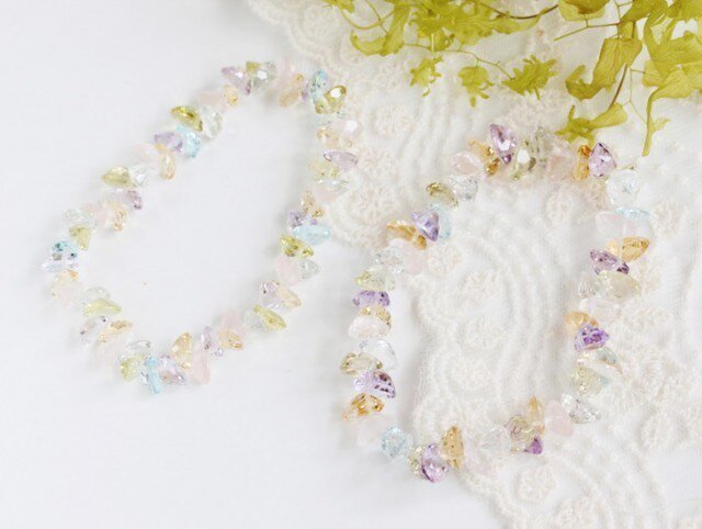 6stone.ブリリアントブレスレット（石標準） | iichi 日々の暮らしを心地よくするハンドメイドやアンティークのマーケットプレイス