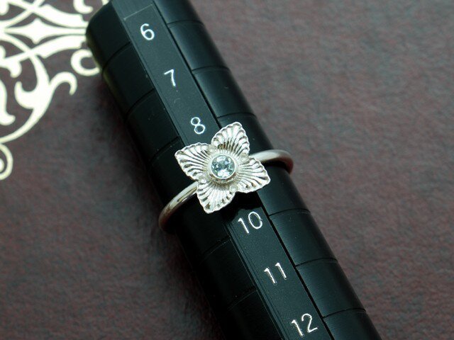 Fiore - リング 9号(アクアマリン) fio-r03aq | iichi ハンドメイド・アンティーク・食品・ギフト・手作り