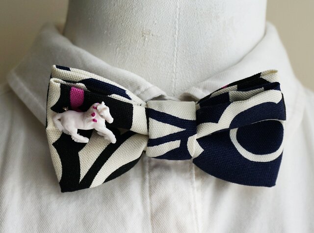 2WAY BOWTIE(nordic-unicorn) | iichi ハンドメイド・クラフト作品・手仕事品の通販