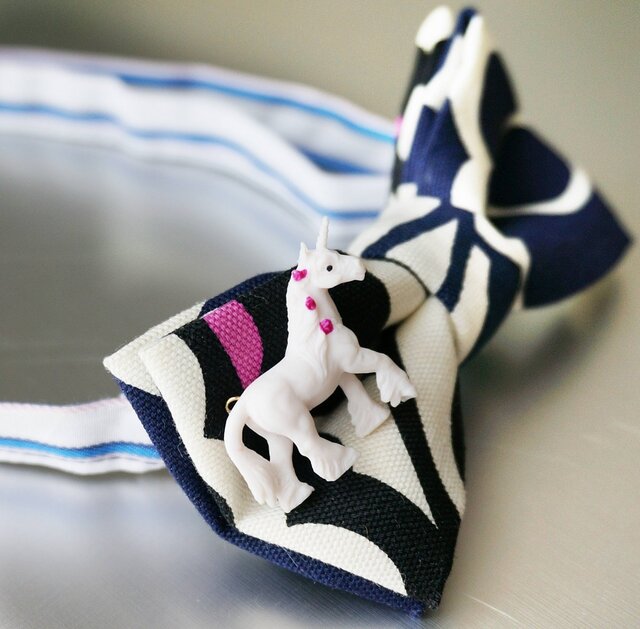 2WAY BOWTIE(nordic-unicorn) | iichi ハンドメイド・クラフト作品・手仕事品の通販
