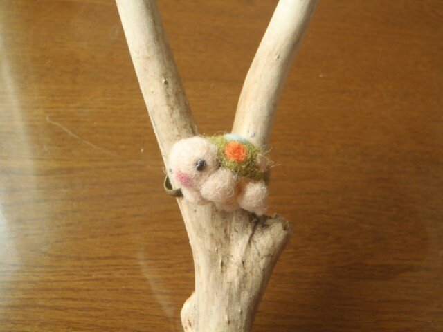 ほのぼの指輪☆かめ | iichi 日々の暮らしを心地よくするハンドメイドやアンティークのマーケットプレイス