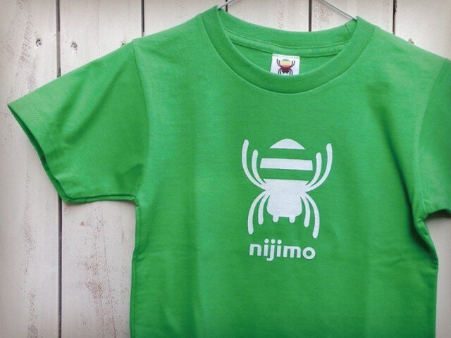nijimo KIDS Tシャツ〈グリーン〉 | iichi ハンドメイド・クラフト作品・手仕事品の通販
