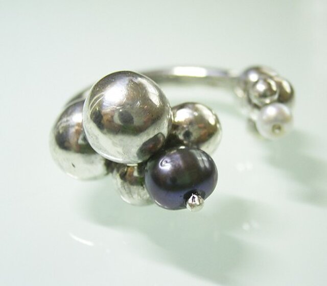 受注制作 bubble ring free | iichi ハンドメイド・クラフト作品・手仕事品の通販