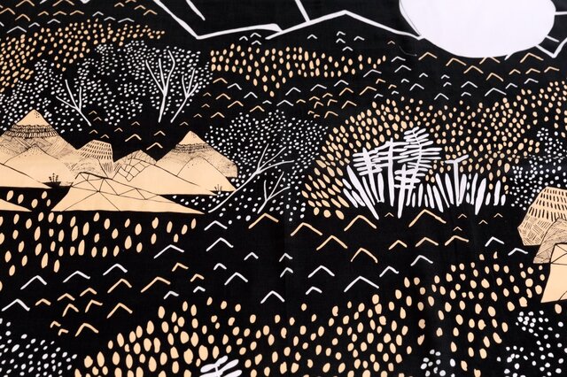 Mountain Blossom Midnight Blue | iichi 日々の暮らしを心地よくするハンドメイドやアンティークのマーケットプレイス