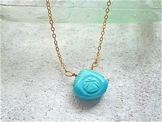 Carved turquiz ocean | iichi ハンドメイド・クラフト作品・手仕事品の通販