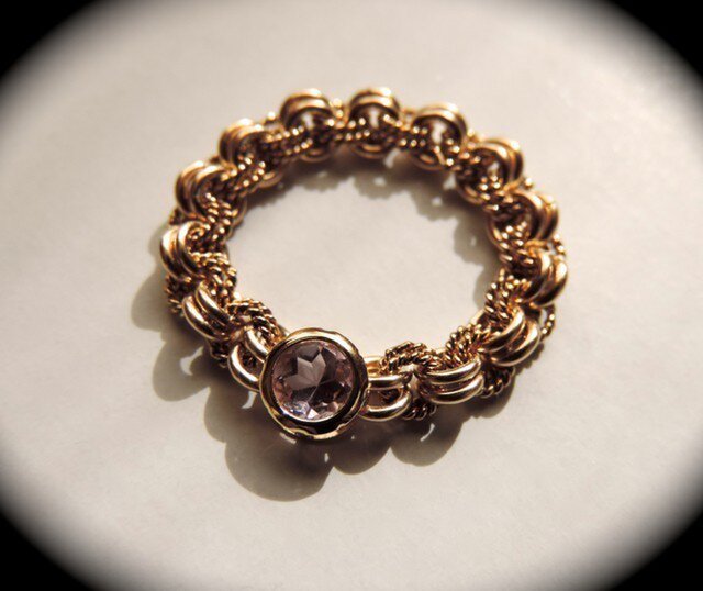 展示作品『 Soft face( heart )』Ring | iichi 日々の暮らしを心地よくするハンドメイドやアンティークのマーケットプレイス