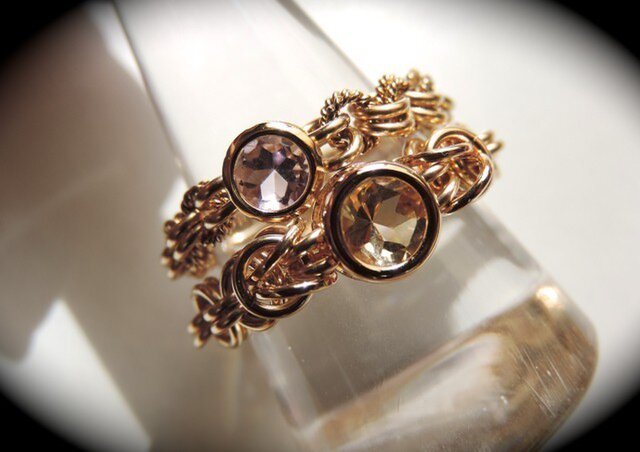 展示作品『 Soft face( heart )』Ring | iichi 日々の暮らしを心地よくするハンドメイドやアンティークのマーケットプレイス