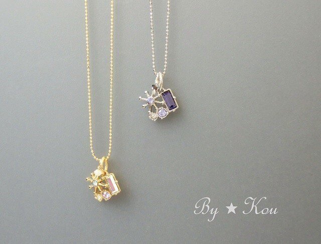 星屑＊*ヴィンテージ・ネックレス。＜アレキ・SV＞ | iichi 日々の暮らしを心地よくするハンドメイドやアンティークのマーケットプレイス