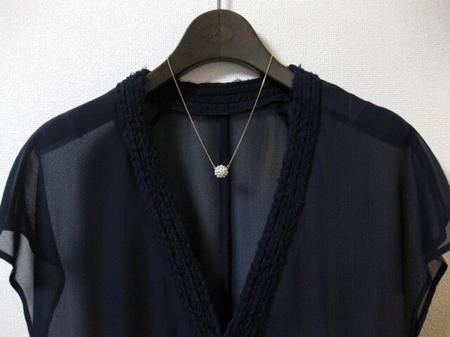 淡水パールシャワーネックレス No.339 | iichi ハンドメイド・クラフト作品・手仕事品の通販