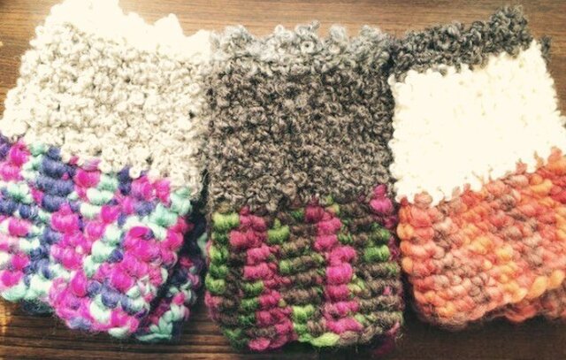 値下げ ハンドウォーマー＊berry mix | iichi ハンドメイド・クラフト作品・手仕事品の通販