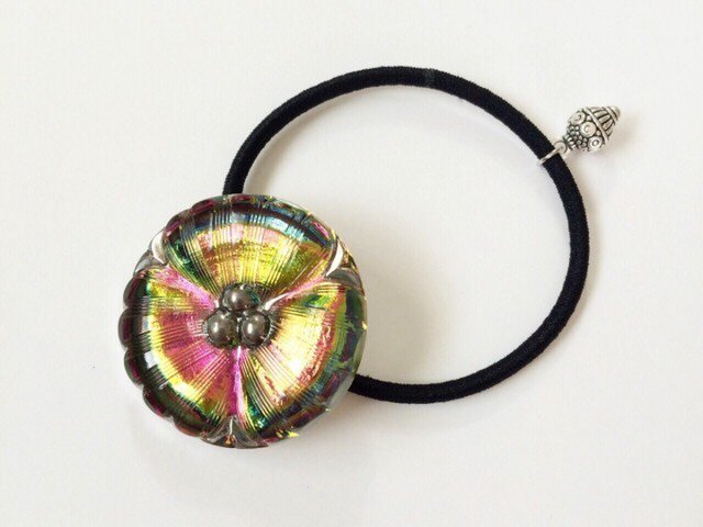 Czech glass button 4 | iichi ハンドメイド・クラフト作品・手仕事品の通販