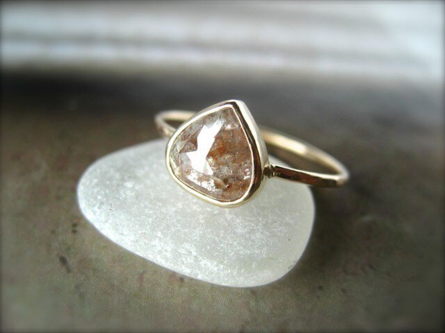 Translucent Malone Diamond Ring | iichi ハンドメイド・クラフト作品・手仕事品の通販