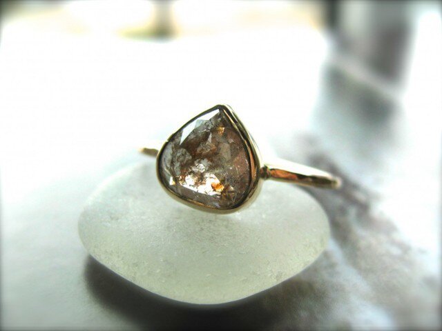Translucent Malone Diamond Ring | iichi ハンドメイド・クラフト作品・手仕事品の通販
