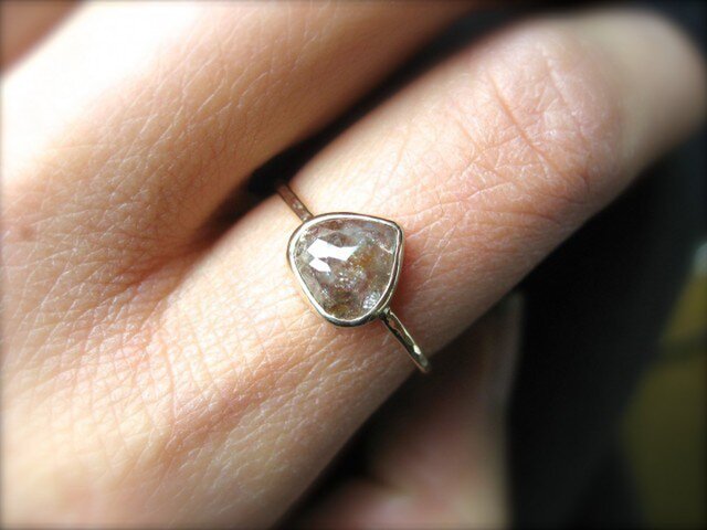 Translucent Malone Diamond Ring | iichi ハンドメイド・クラフト作品・手仕事品の通販