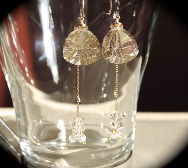 展示作品『 Shimmer ( heart ) 』 K18 | iichi 日々の暮らしを心地よくするハンドメイドやアンティークのマーケットプレイス