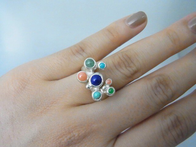 iroiro-ring2 | iichi ハンドメイド・クラフト作品・手仕事品の通販