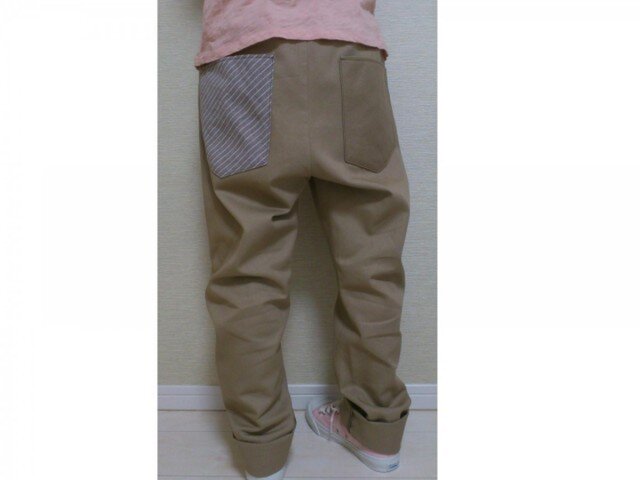 ※オーダー品※綿のゆるPT72(かつらぎベージュ)066 | iichi ハンドメイド・クラフト作品・手仕事品の通販