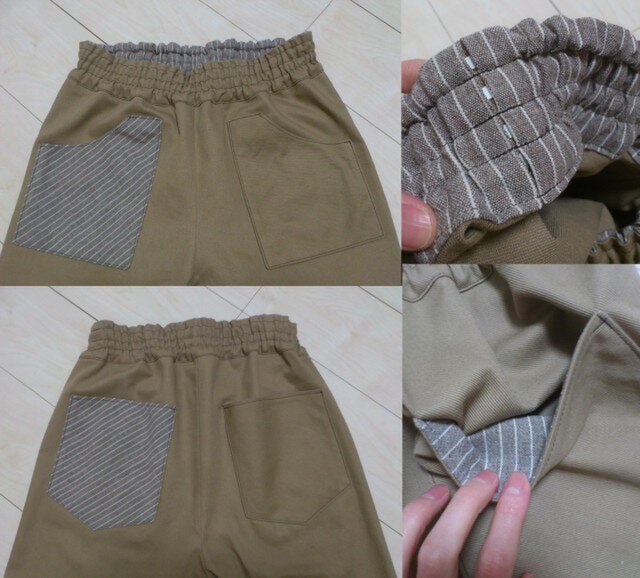 ※オーダー品※綿のゆるPT72(かつらぎベージュ)066 | iichi ハンドメイド・クラフト作品・手仕事品の通販