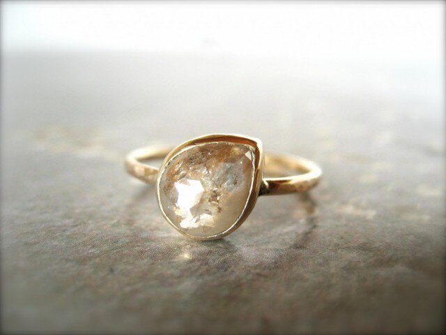 Pink Translucent Diamond Ring | iichi ハンドメイド・クラフト作品・手仕事品の通販