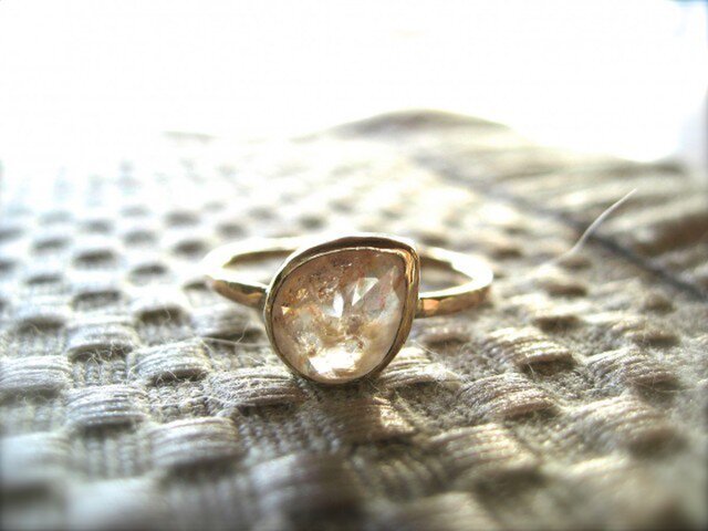 Pink Translucent Diamond Ring | iichi ハンドメイド・クラフト作品・手仕事品の通販