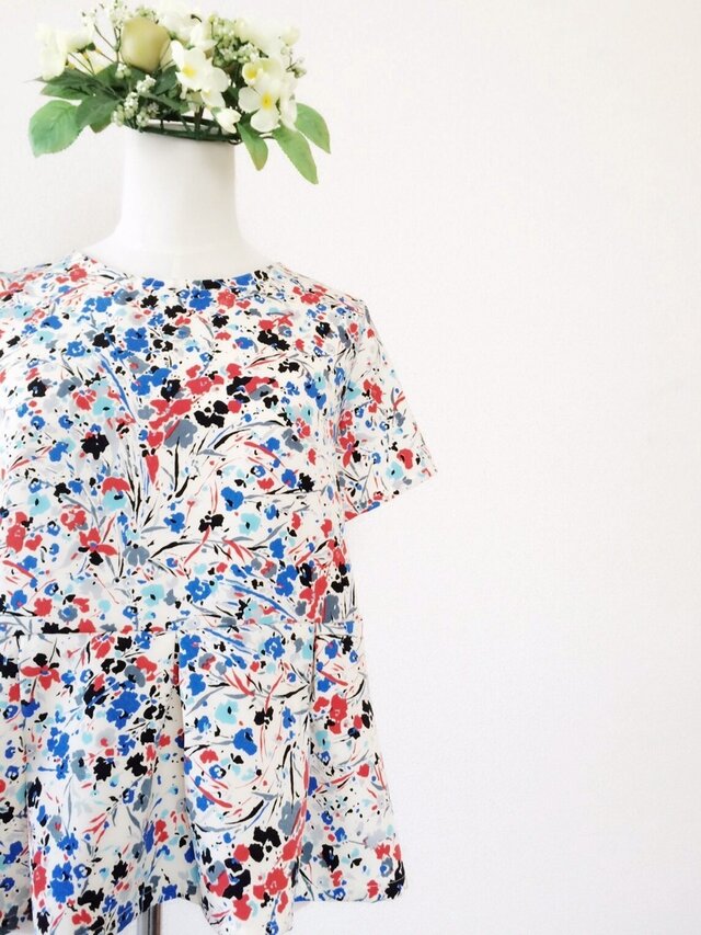 COLORFUL FLARE TOP | iichi ハンドメイド・クラフト作品・手仕事品の通販