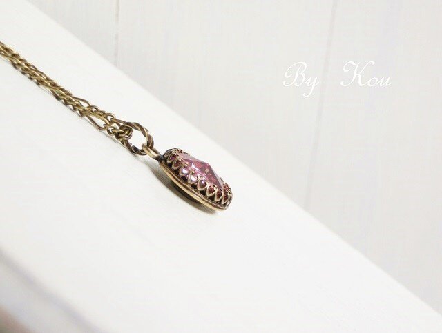 水中花 ＊。*･Swarovski・ネックレス。ap | iichi ハンドメイド・クラフト作品・手仕事品の通販