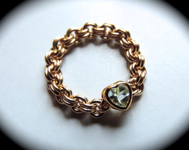 Transparent ( heart ) 』Ring | iichi ハンドメイド・クラフト作品・手仕事品の通販