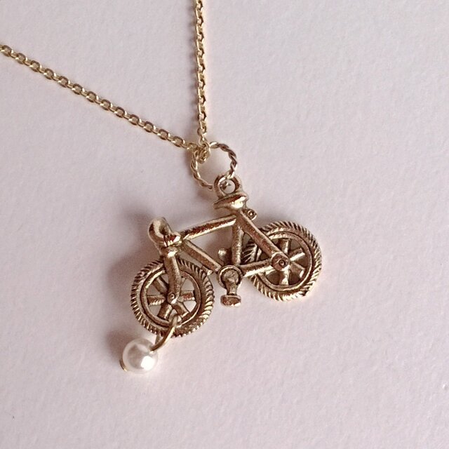 【自転車 bike のネックレス】 | iichi ハンドメイド・クラフト作品・手仕事品の通販