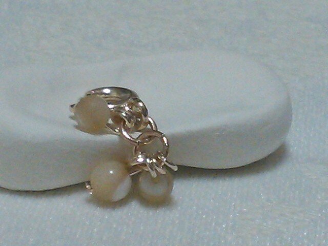 桜花染め ペンダントトップ MOP／PG | iichi ハンドメイド・クラフト作品・手仕事品の通販