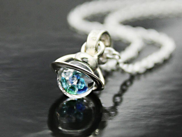 Saturn Baby Pendant Blue・iceblue Color | シルバーマサト | ハンドメイド通販 iichi（いいち）