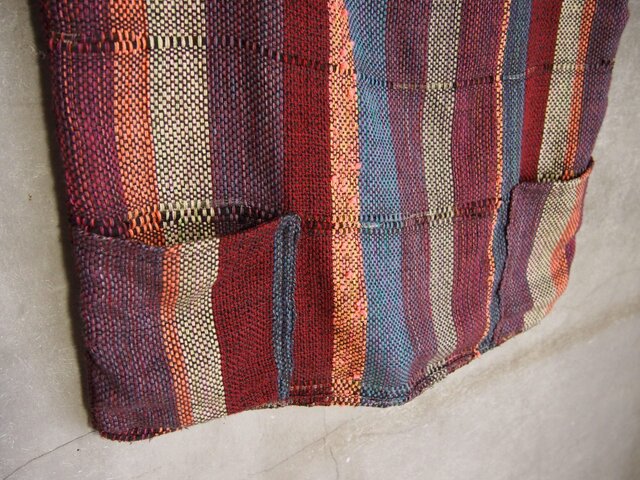 手織り/cottonTops タテタテポケット(+orimi) | iichi ハンドメイド・クラフト作品・手仕事品の通販