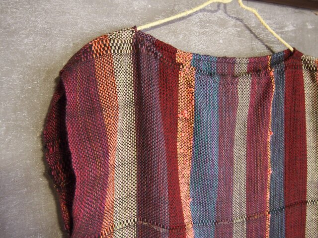 手織り/cottonTops タテタテポケット(+orimi) | iichi ハンドメイド・クラフト作品・手仕事品の通販