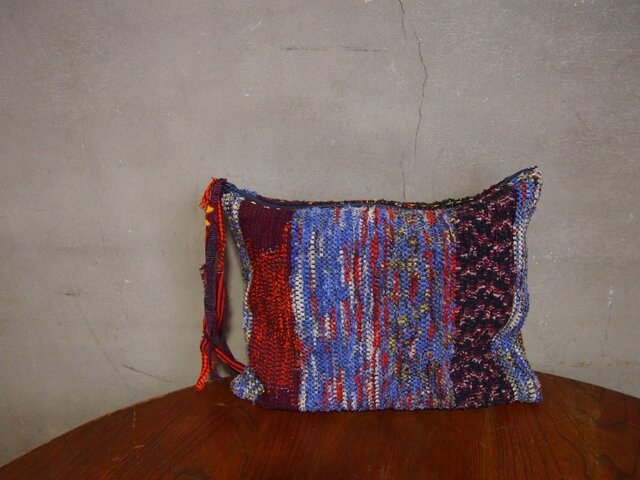 裂き織り/ぱぴぷぺぽーチ・ビッグ4 (＋orimi) | iichi ハンドメイド・クラフト作品・手仕事品の通販